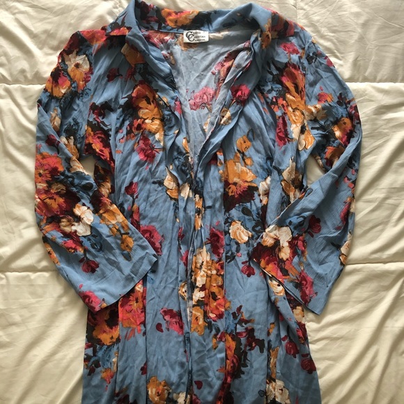 Carole Christian | Tops | Carole Christian Floral Kimono | Poshmark